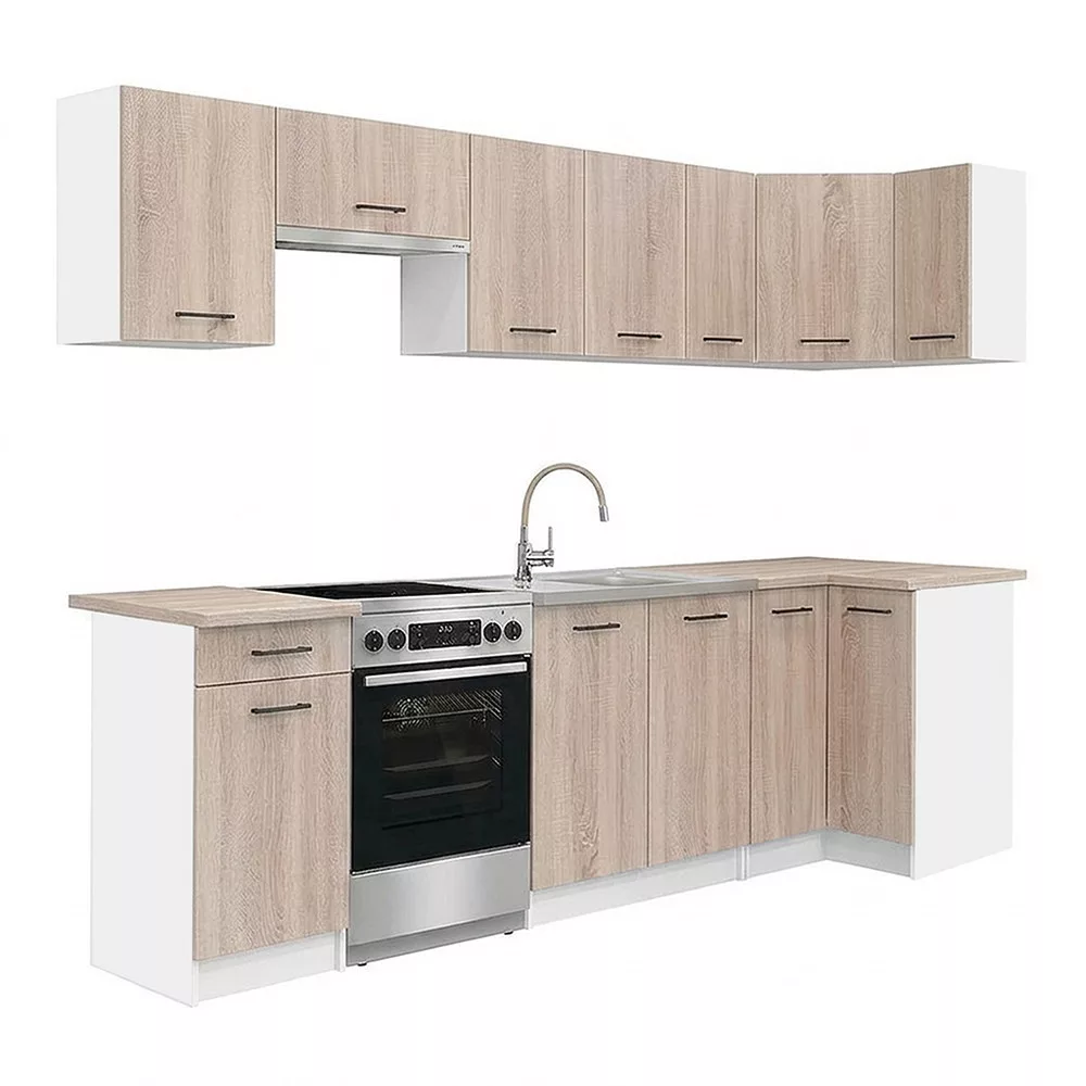 Praktik 270 sarok konyhabútor, PRS270FHST | Homelux